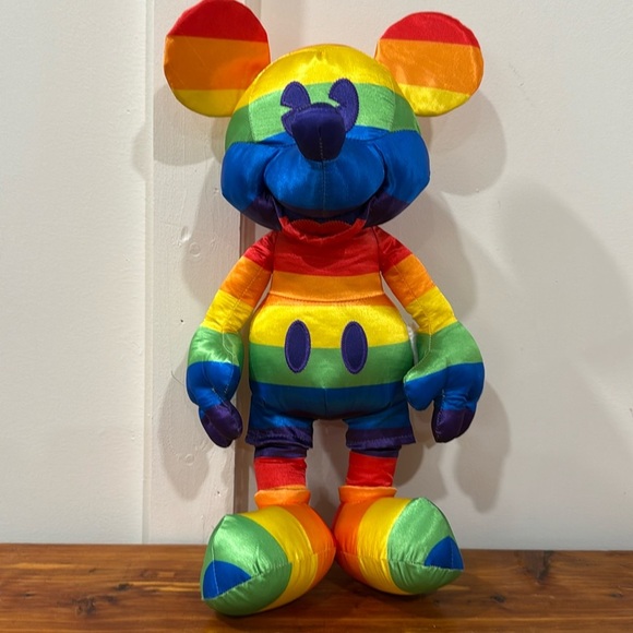 Disney | Toys | Disney Rainbow Collection 220 Mickey Mouse Plush | Poshmark